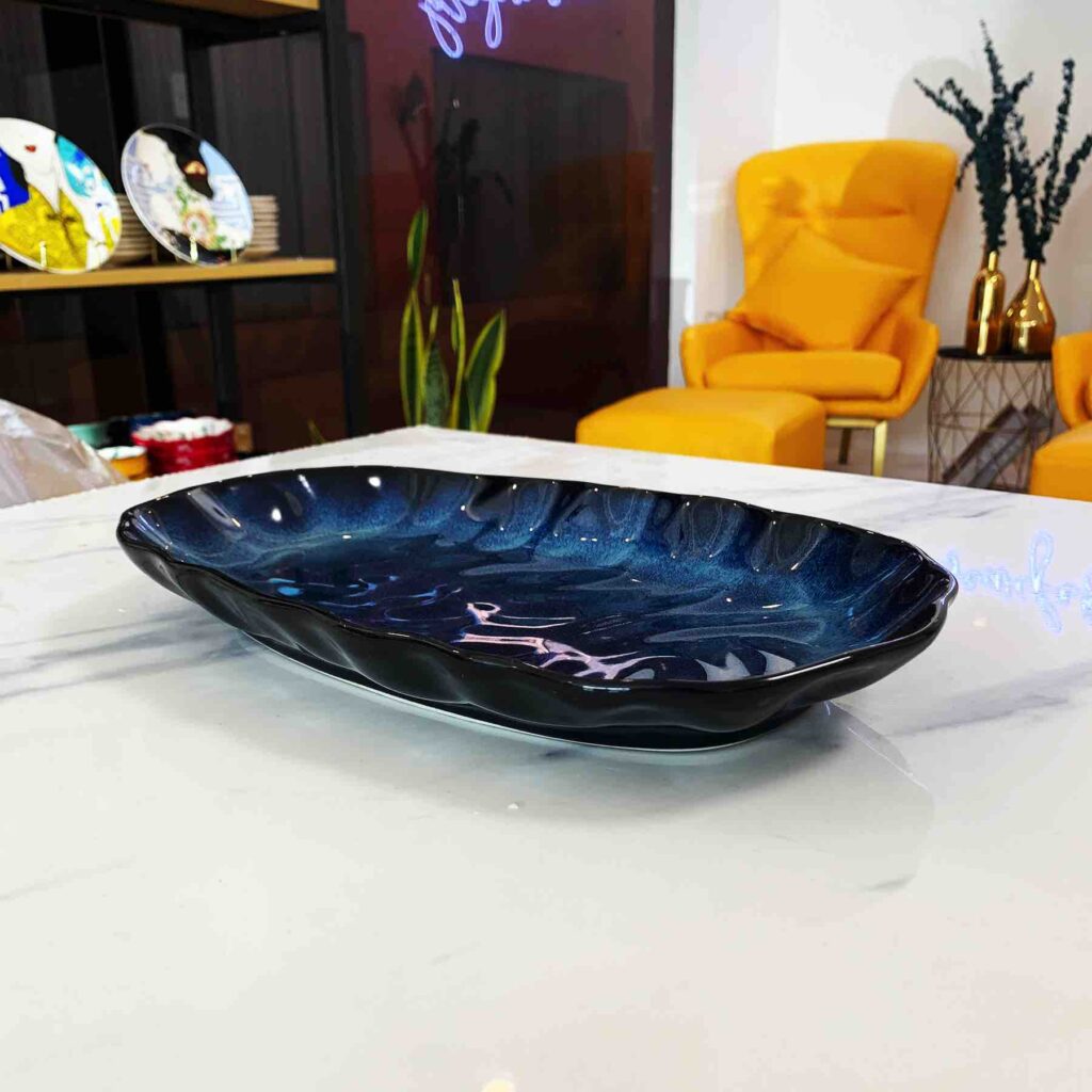 Japan Stoneware Serving Tray Blue – Housewifery
