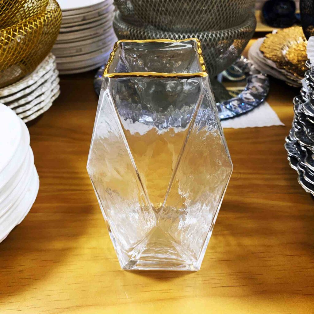 Luxury Gold Metal with Glass Vase set – Housewifery