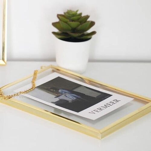 Gold Glass Photo Frame – Housewifery