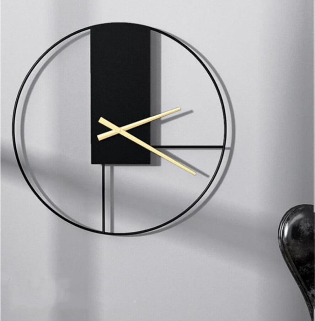 Simple Nordic Minimalist Wall Clock – Housewifery