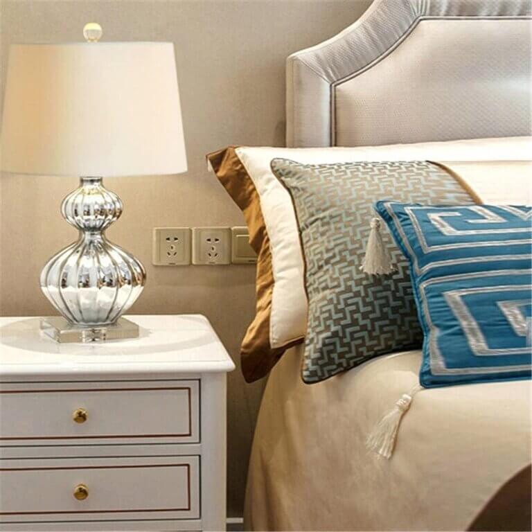 Crystal Silver Table Lamps – Housewifery