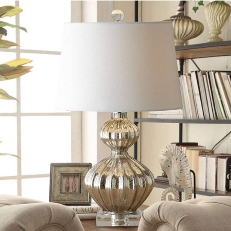 Crystal Silver Table Lamps – Housewifery