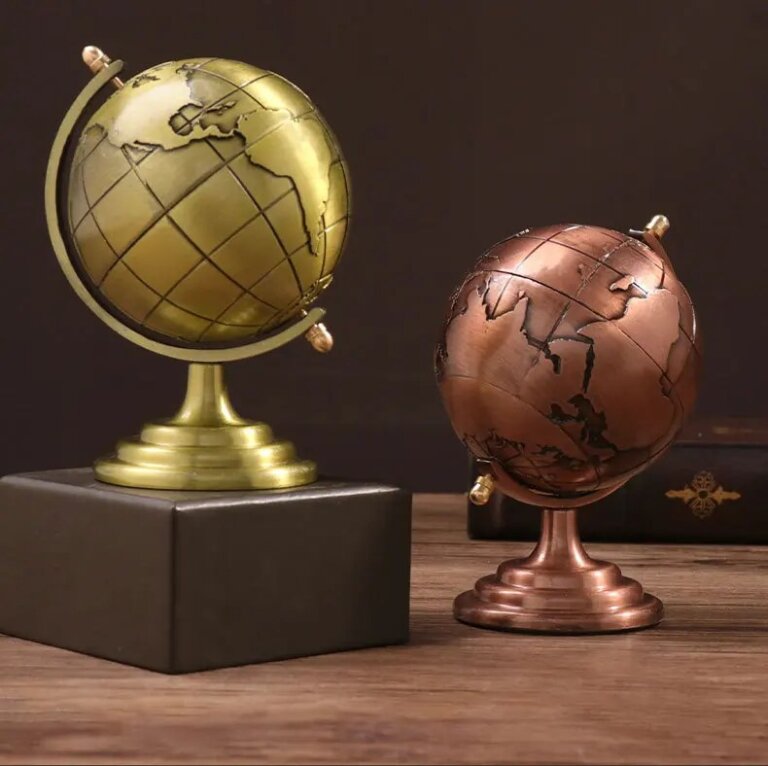 Vintage Metallic Globes – Housewifery