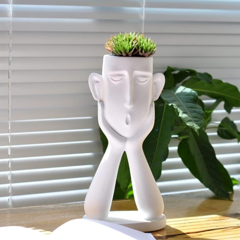 Abstract Human Face Flower Holder – Housewifery