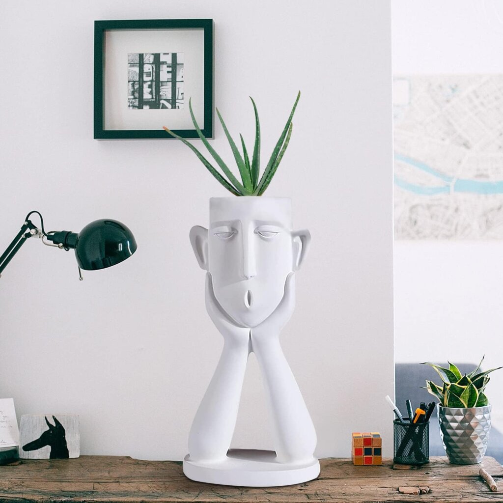 Abstract Human Face Flower Holder – Housewifery