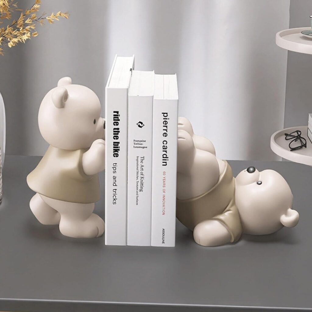 Resin Cute Teddy Bear Bookends – Housewifery